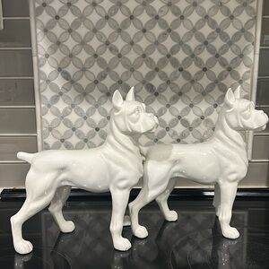 Art | Ceramic Boxer Dog Statue Set | Poshmark